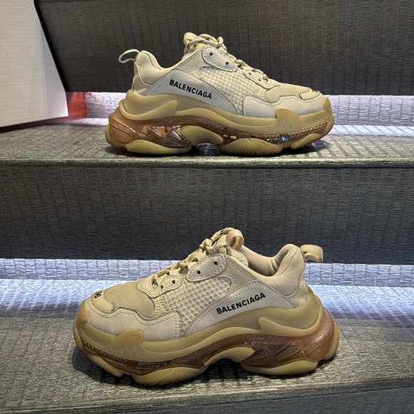 Balenciaga | Shoes | Balenciaga Triple S Clear Sole Sneaker | Poshmark